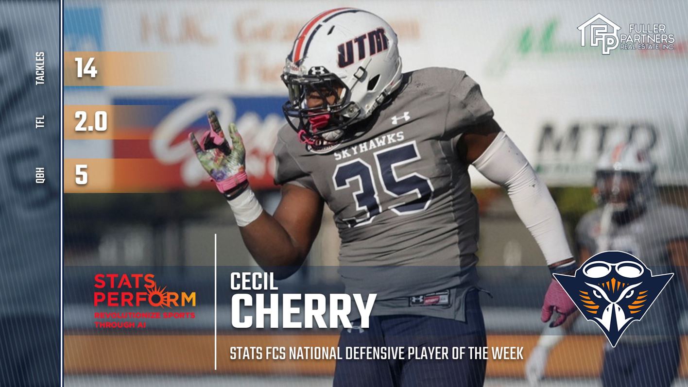 Cecil Cherry a LB playing in the Hula Bowl/UT-Martin – Life and Football